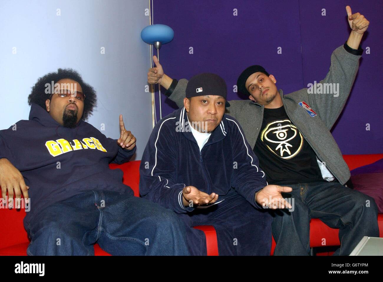 (From left to right) Iris Science, DJ Babu and Evidence from american ...