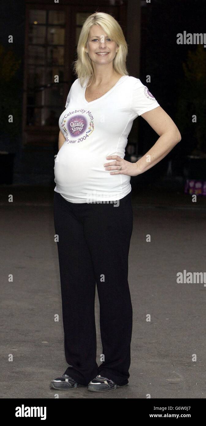 Pregnant tv presenter ulrika jonsson hi-res stock photography and ...