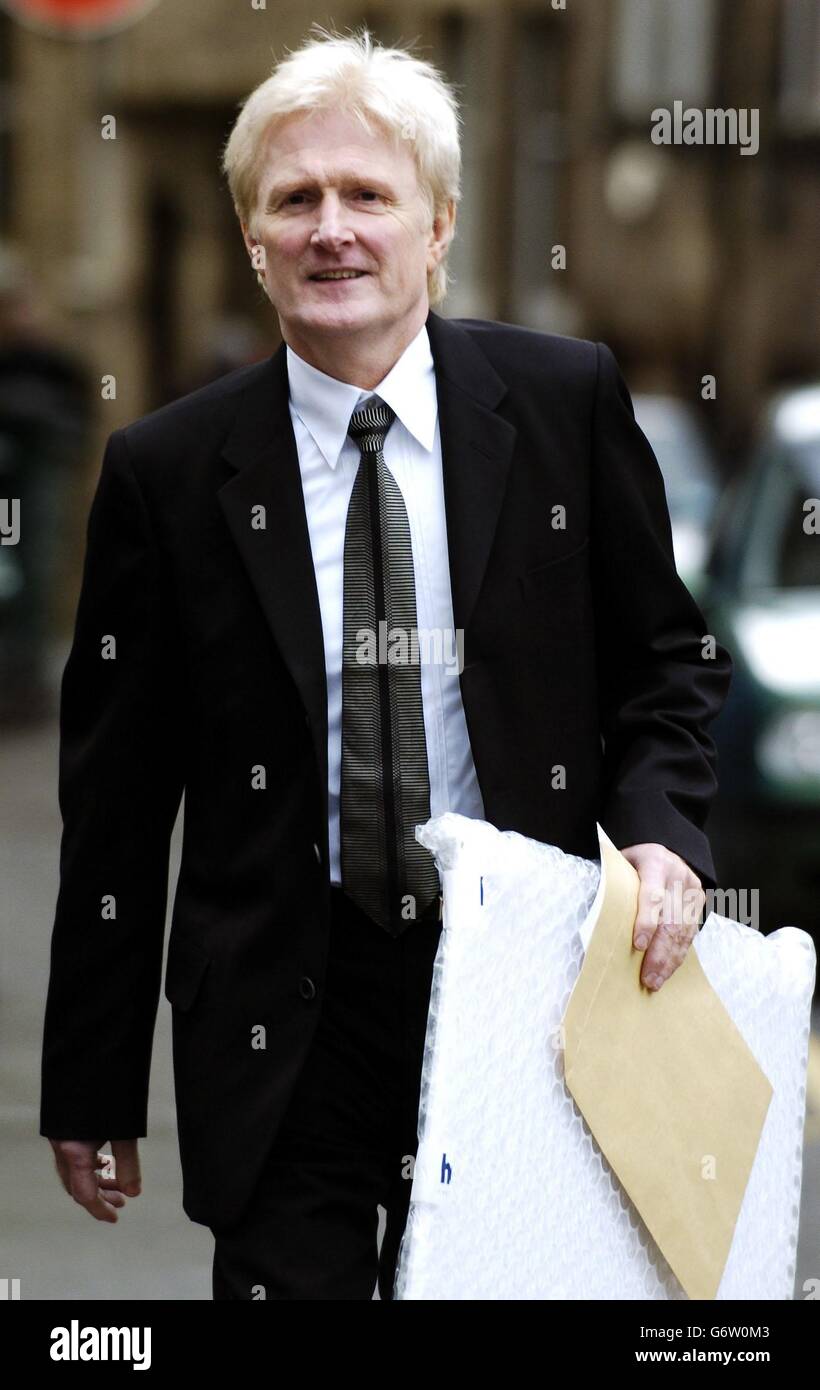 One of Scotland's best known hairdressers, Taylor Ferguson, arrives at ...