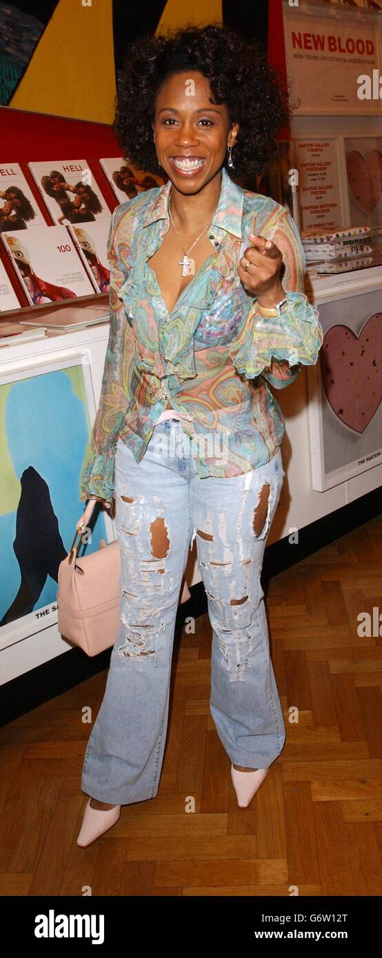 Trisha during the 1st Anniversary party and launch of new exhibition ...