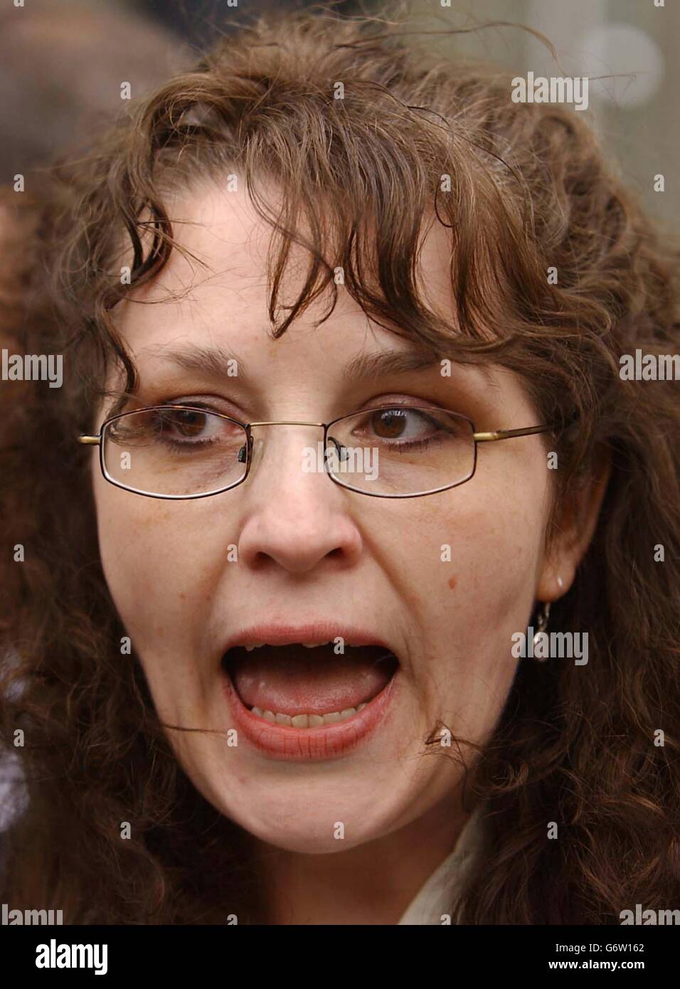 Delighted sallie ann loughran outside nottingham crown court hi-res ...
