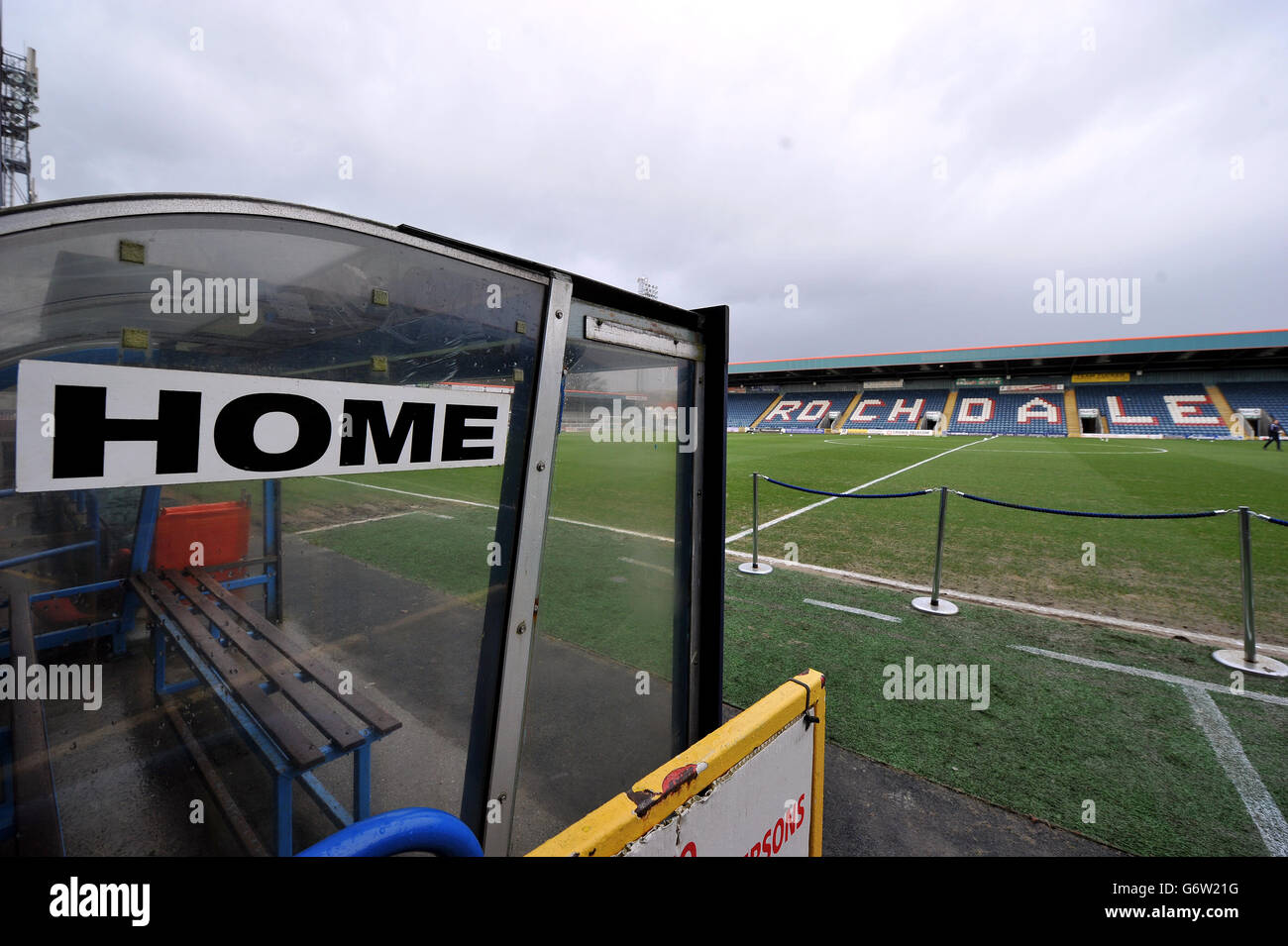 General view of rochdales spotland stadium hi-res stock photography and ...