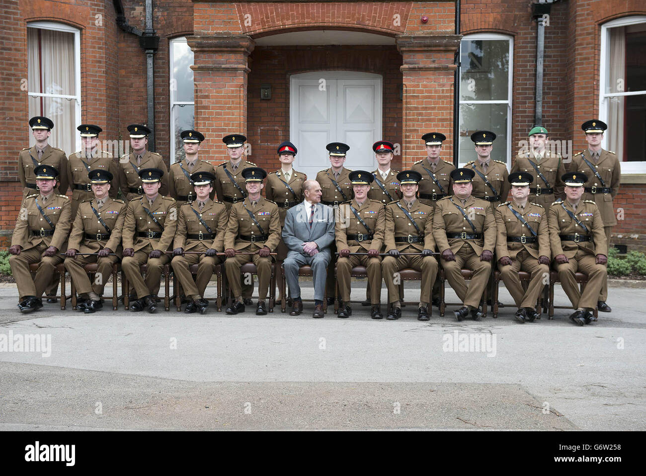 Royal visit to Lille Barracks Stock Photo - Alamy
