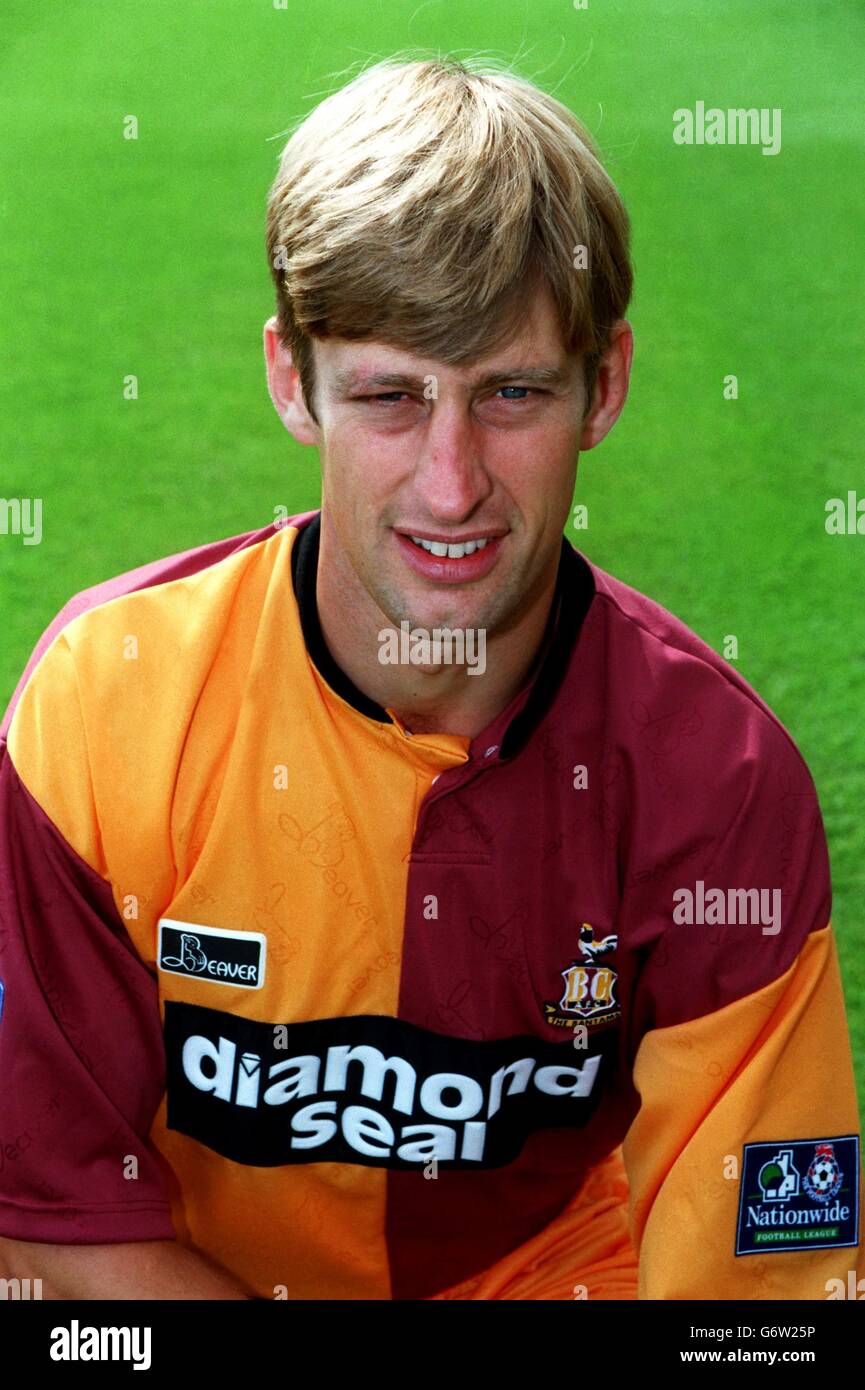 Soccer. Bradford City Photo Call. Ian Ormondroyd, Bradford City Stock ...