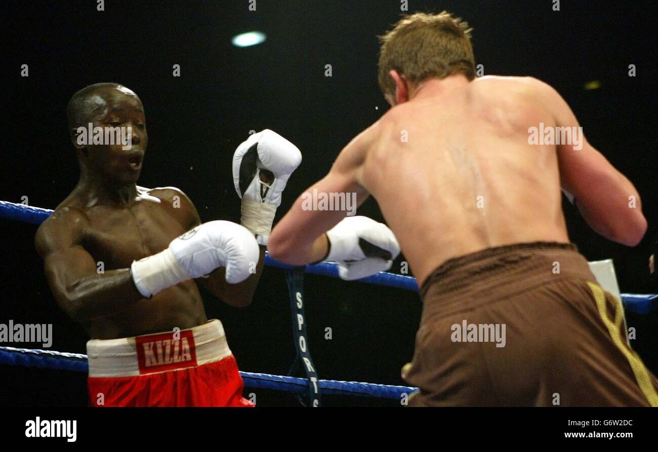 IBF Intercontinental Super-Featherweight championship Stock Photo - Alamy