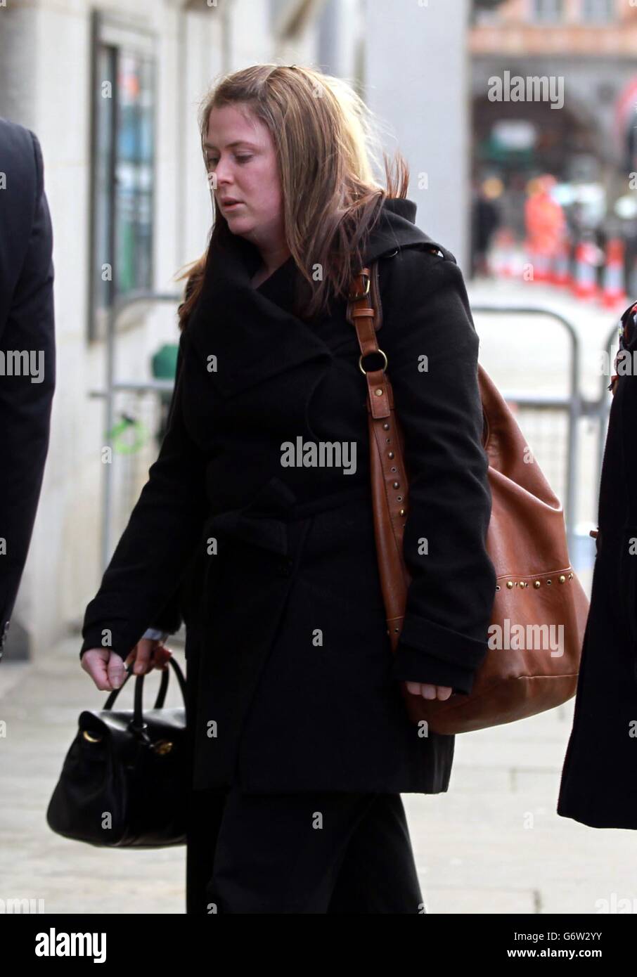 Rebecca Rigby, the wife of Fusilier Lee Rigby, arrives at the Old ...