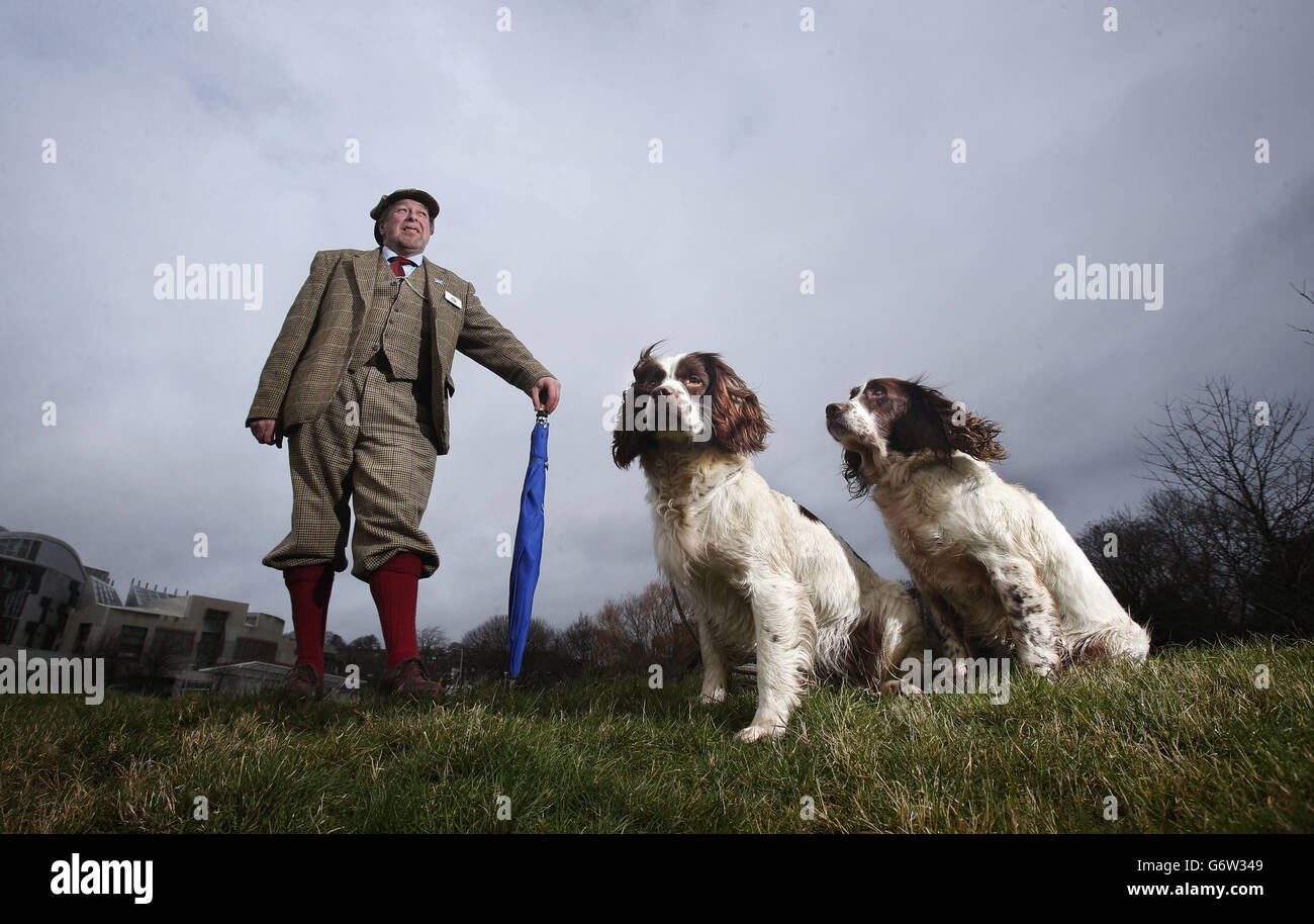 Scottish Gamekeepers Association (SGA) member George MacDonald with his ...