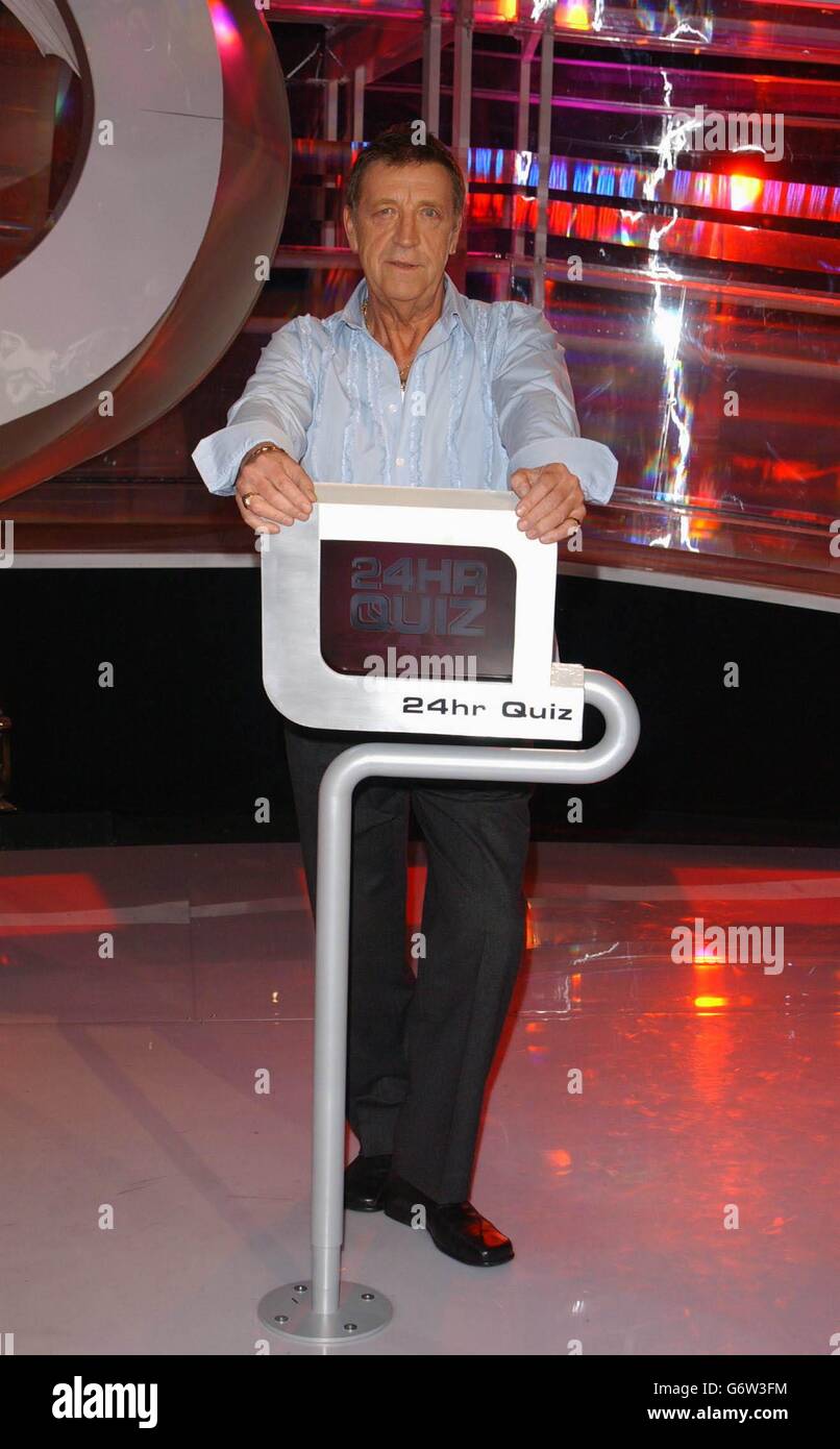 Actor John Forgeham during a photocall for ITV's Celebrity 24 Hour Quiz ...