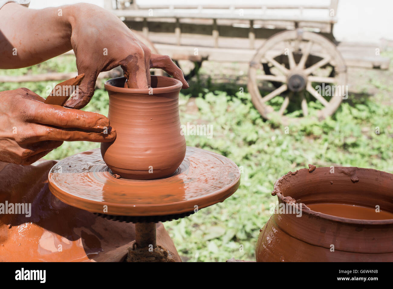 Hand Made Pottery High Resolution Stock Photography and Images - Alamy