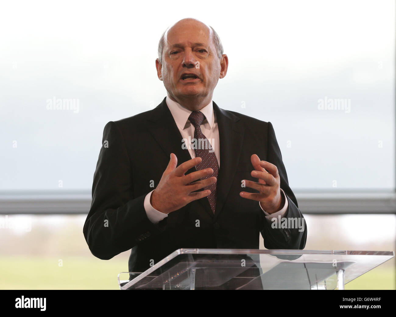 Ron Dennis, CEO of the McLaren Group, speaking during Education ...