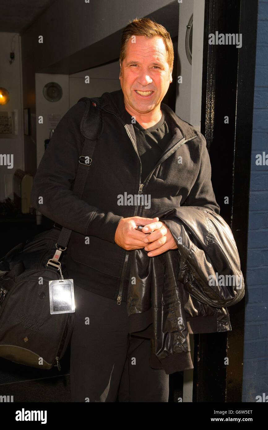 David Seaman arriving at Sarm Studios, in west London, for the filming ...