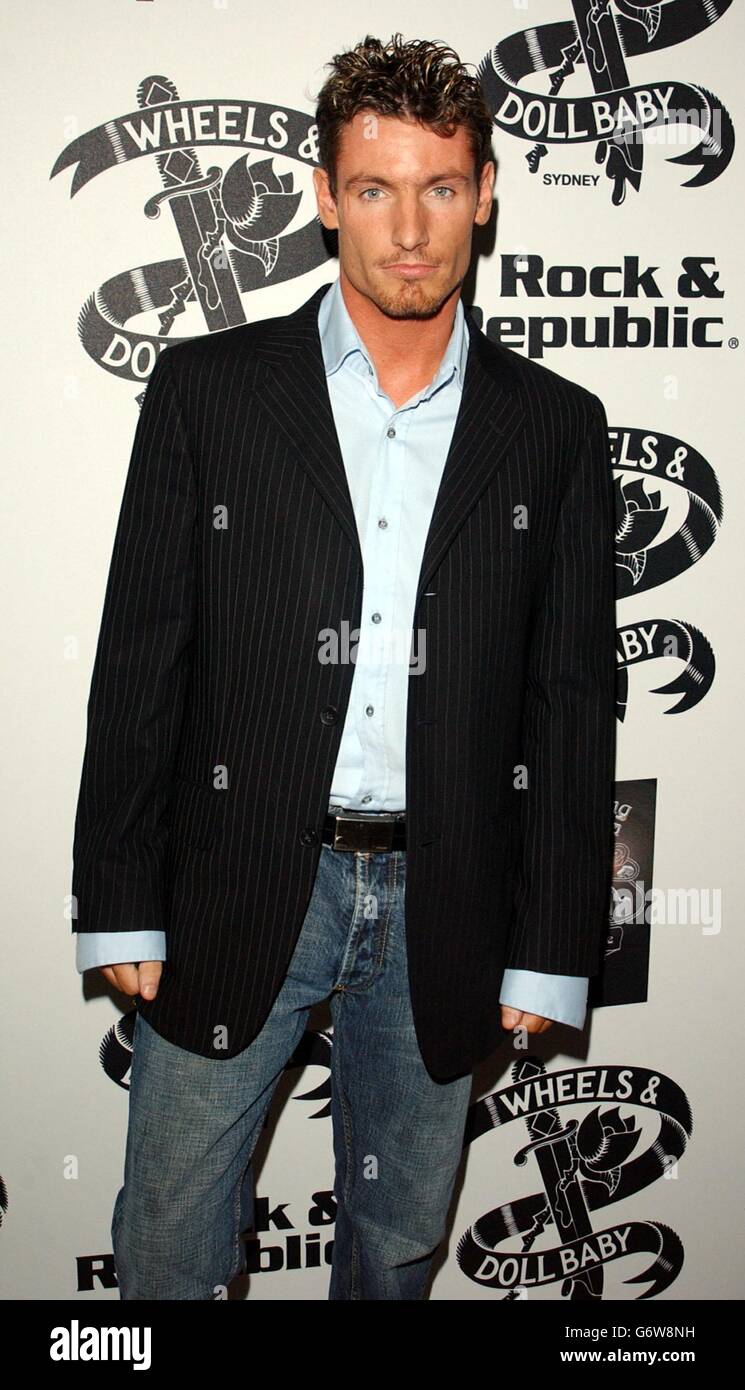 Dean Gaffney arrives for the Wheels And Dollbaby aftershow party at the ...