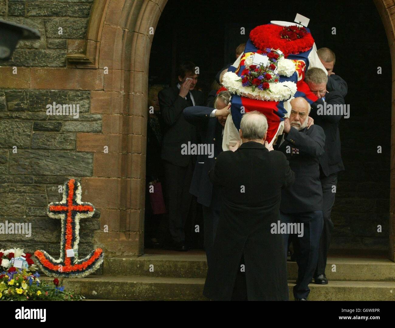 Keith Allday funeral Stock Photo - Alamy