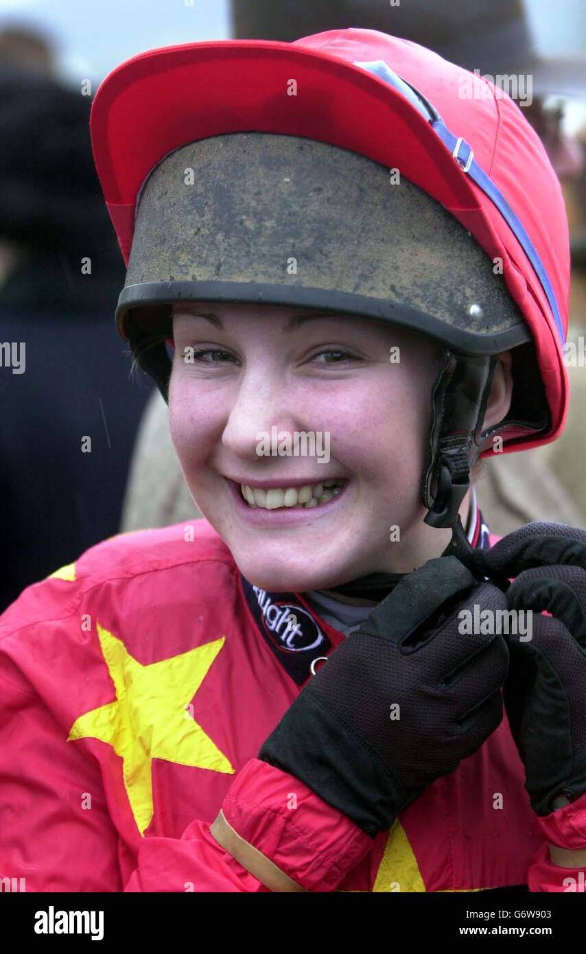 Miss C Tizzard Jockey Cheltenham Stock Photo - Alamy