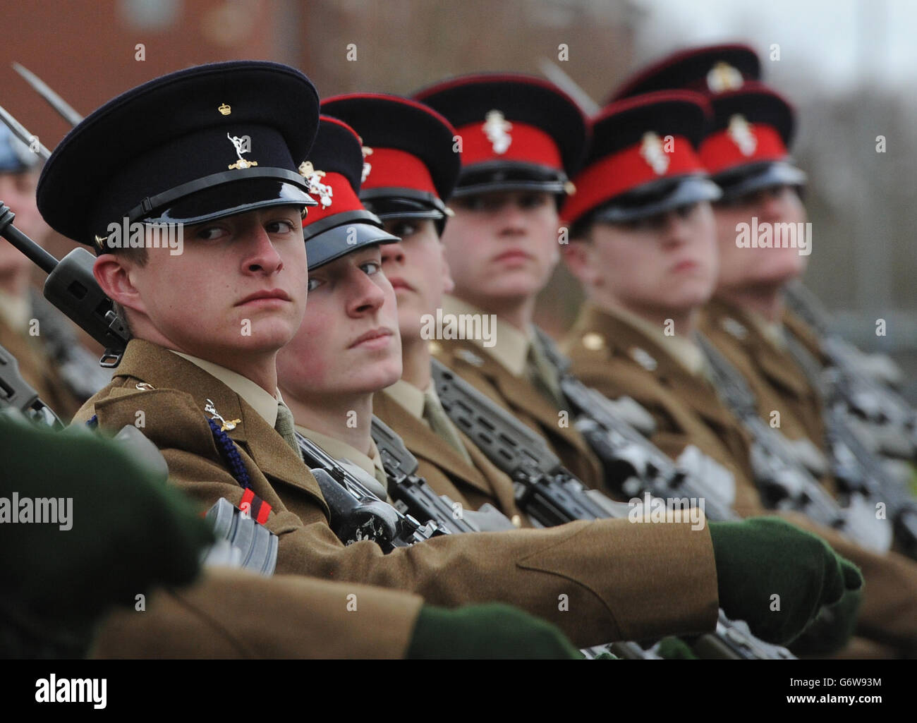 Graduation parade at the Army Foundation College - Harrogate Stock ...