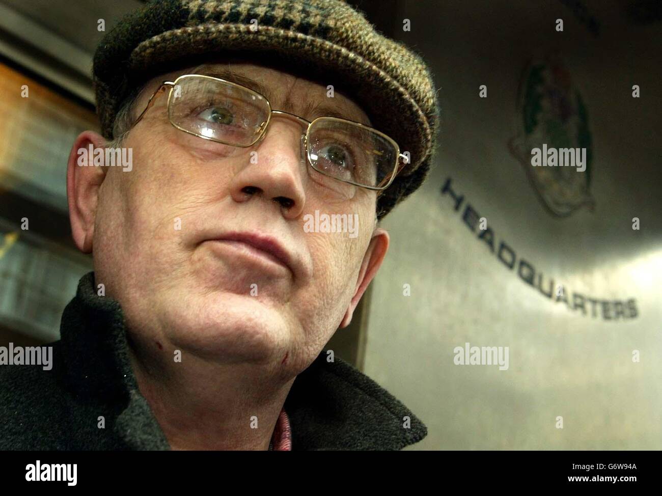 Thomas "TC" Campbell outside Strathclyde Police Headquarters Stock ...