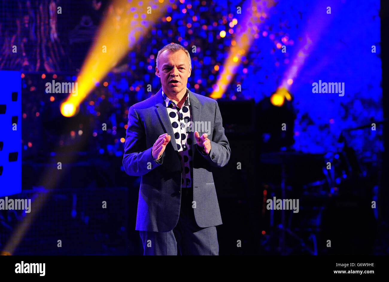 Presenter Graham Norton during the filming of the Graham Norton Show at ...
