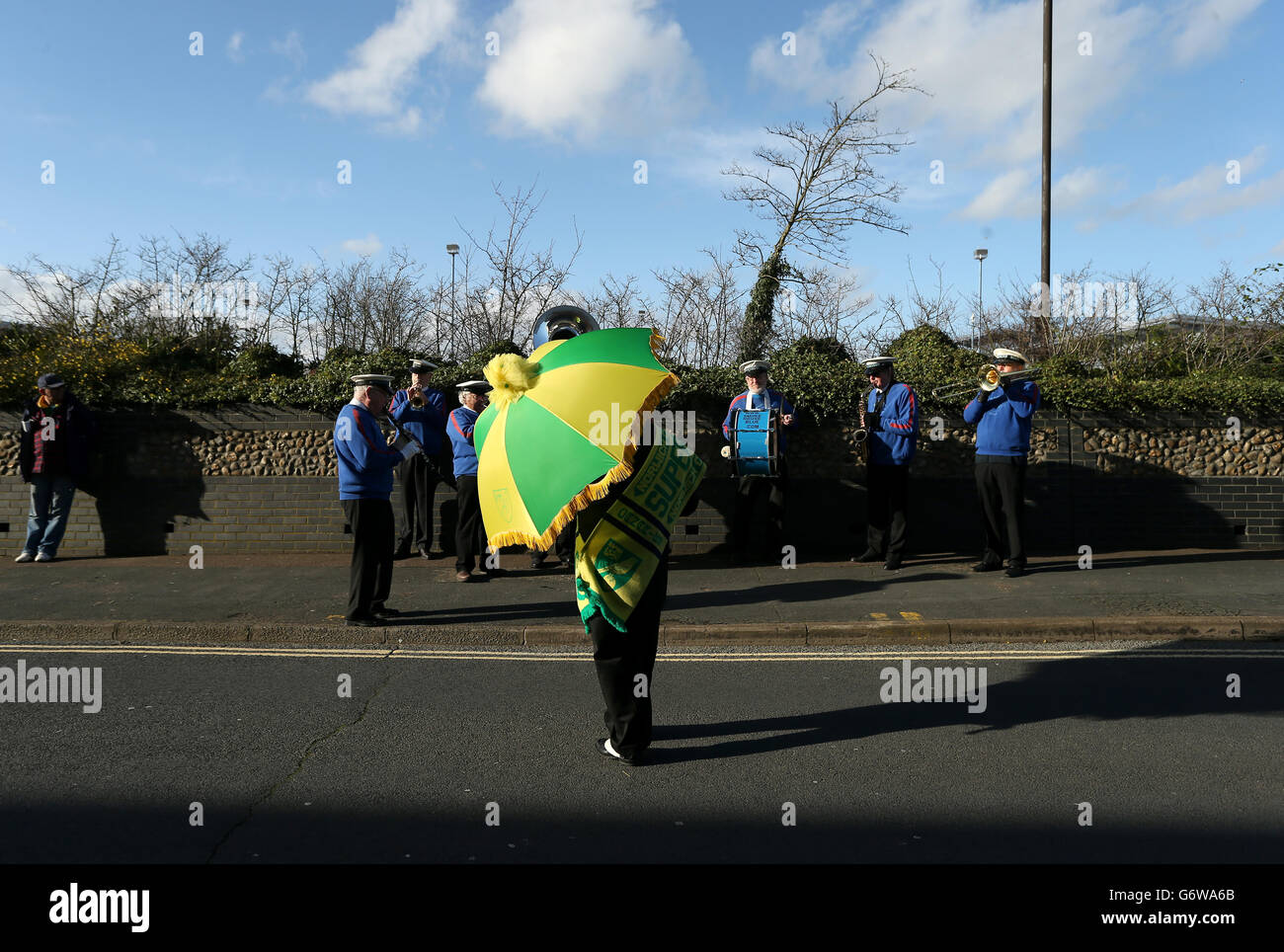 A general view outside carrow road hi-res stock photography and images ...