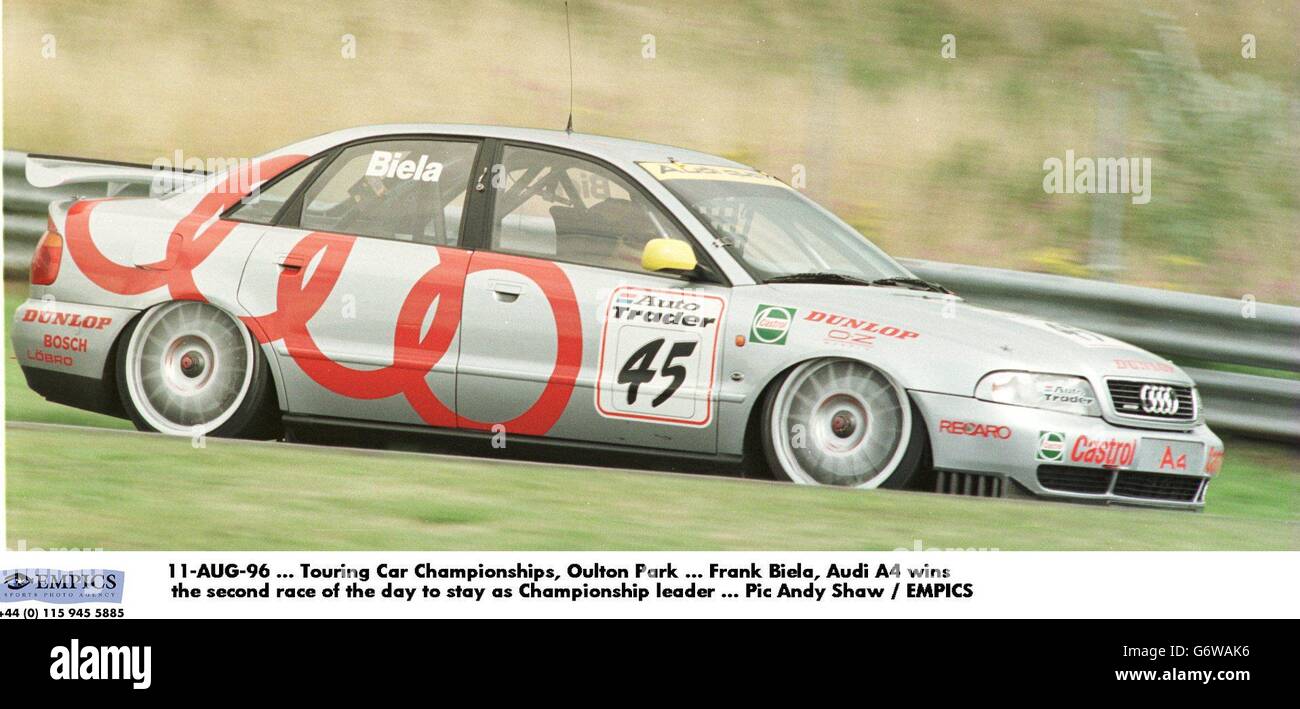 11-AUG-96 ... Touring Car Championships, Oulton Park ... Frank Biela ...