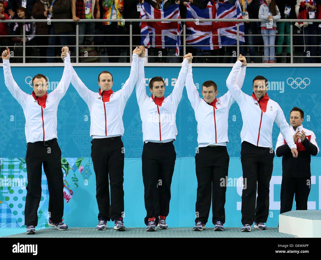 Great Britain's (left to right) Tom Brewster, Michael Goodfellow, Scott ...