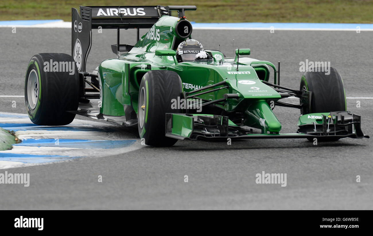 Formula One - 2014 Testing - Day Four - Circuito de Jerez. Caterham ...