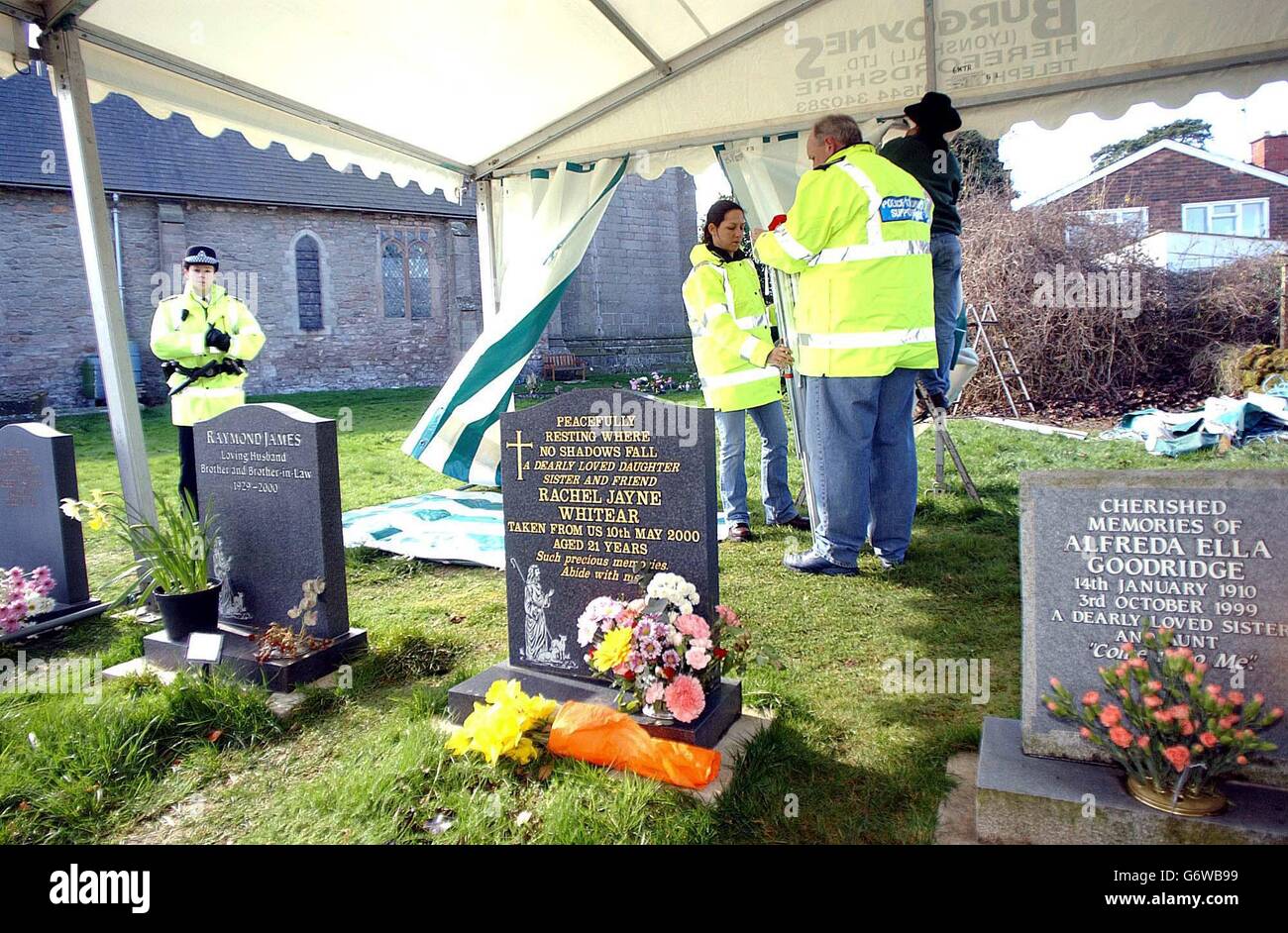 Rachel Whitear to be exhumed Stock Photo - Alamy