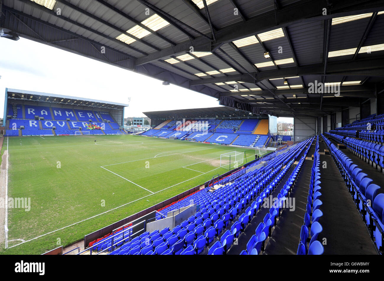 Football seating general view gv stand hi-res stock photography and ...