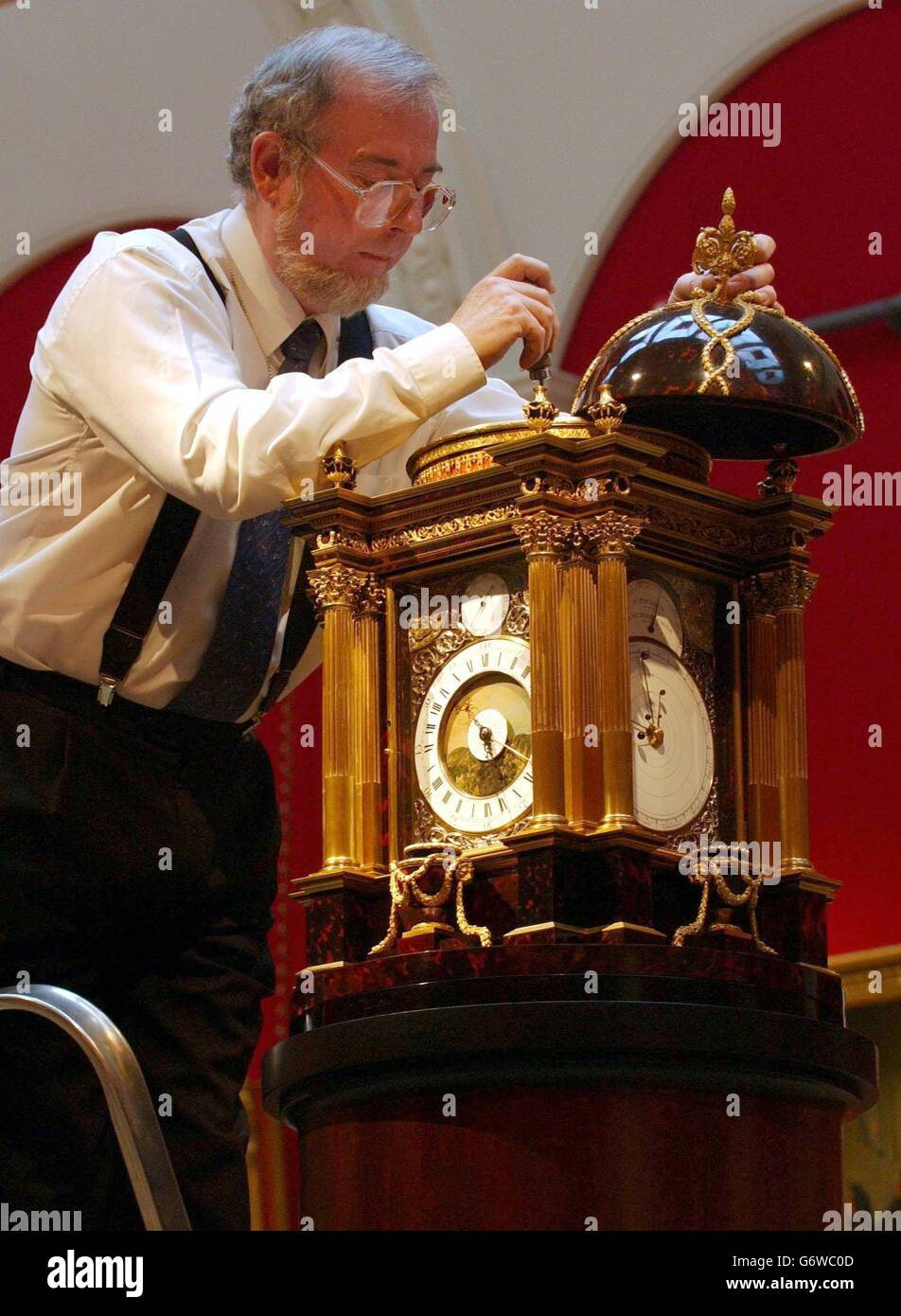 Robert Ball Queen's clockmaker Stock Photo - Alamy