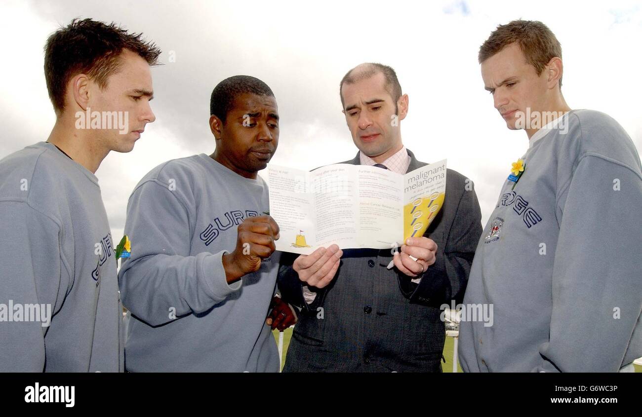 Cricket health chris taylor mark alleyne hi-res stock photography and ...