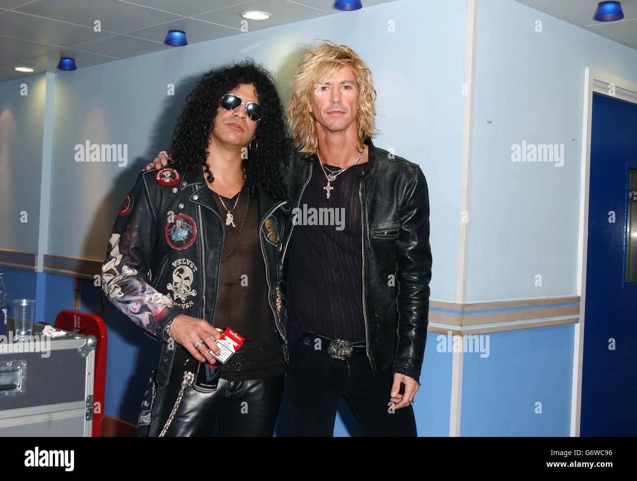 Slash MTV's TRL UK Stock Photo - Alamy