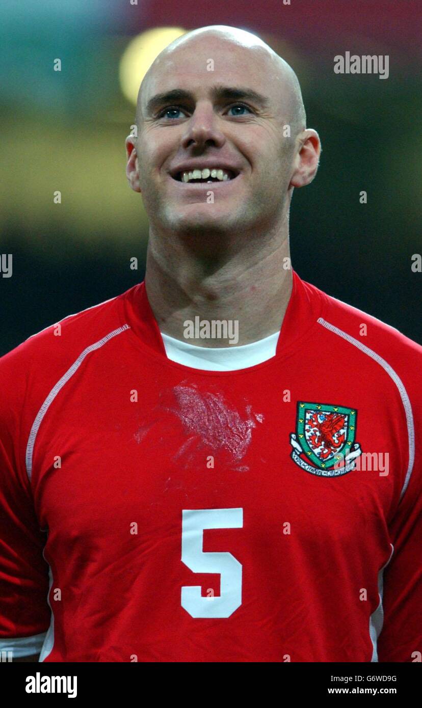 Wales International footballer Robert Page Stock Photo - Alamy