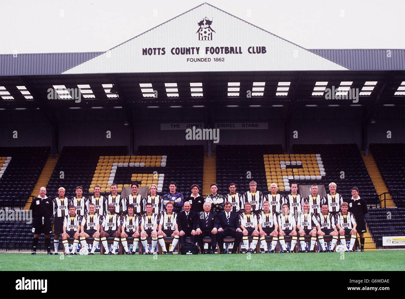 Soccer - Notts County Photo Call Stock Photo - Alamy