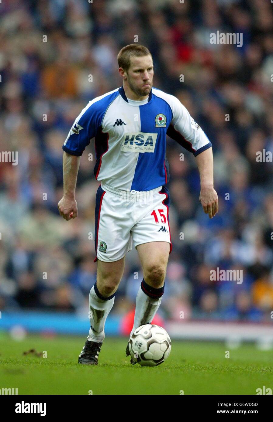 Andy Todd during the Blackburn v Portsmouth Premiership clash at Ewood ...