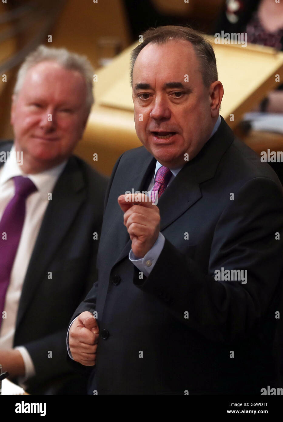 First Minister's Questions Stock Photo - Alamy