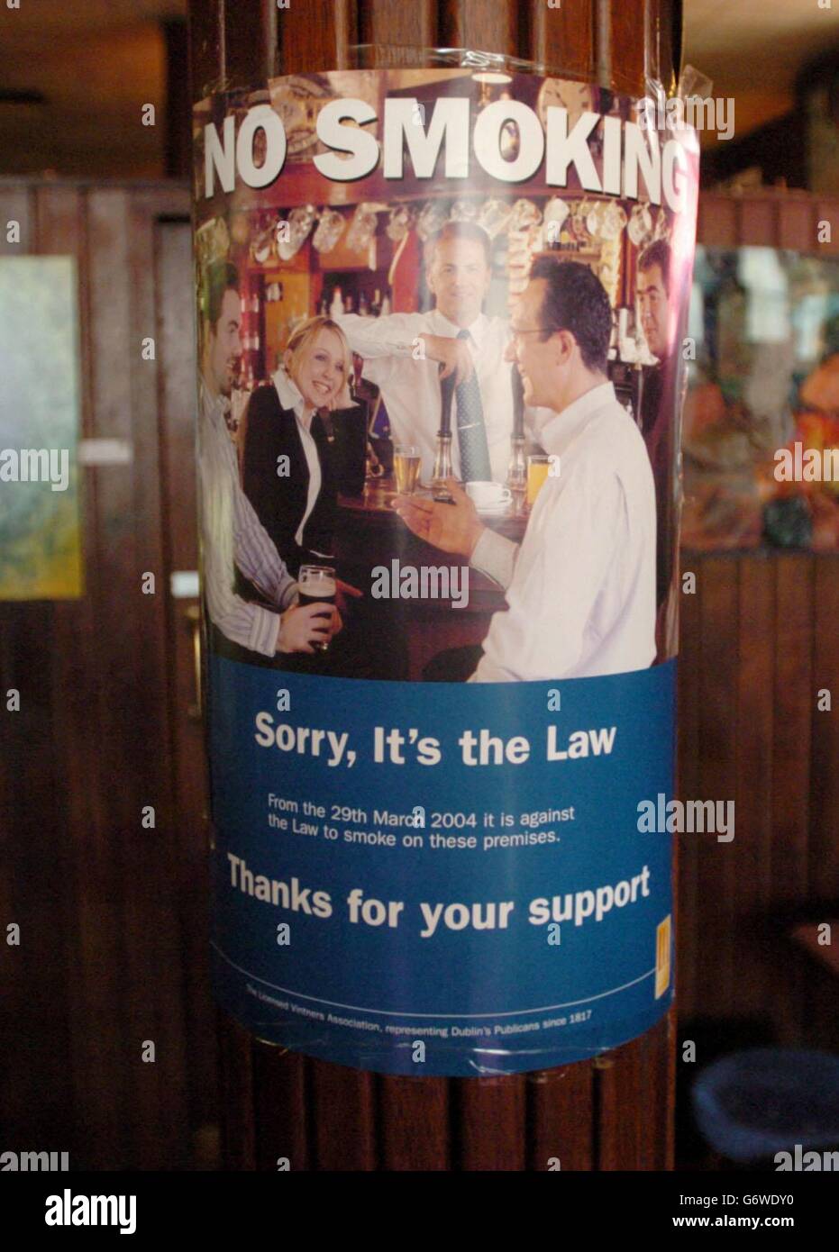 IRISH Smoking Ban Stock Photo - Alamy