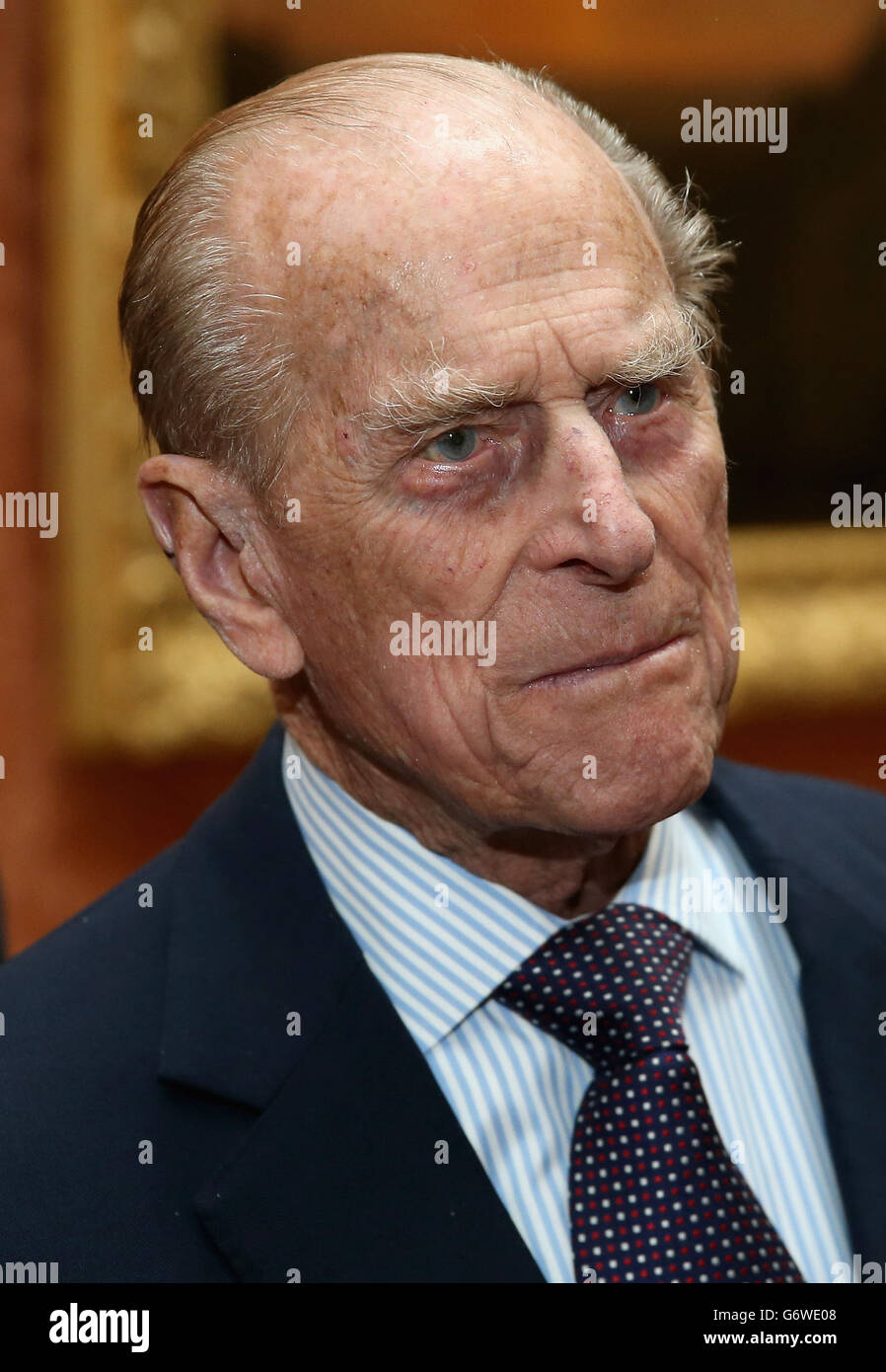 The Duke of Edinburgh attending a reception for the Queen's Anniversary ...
