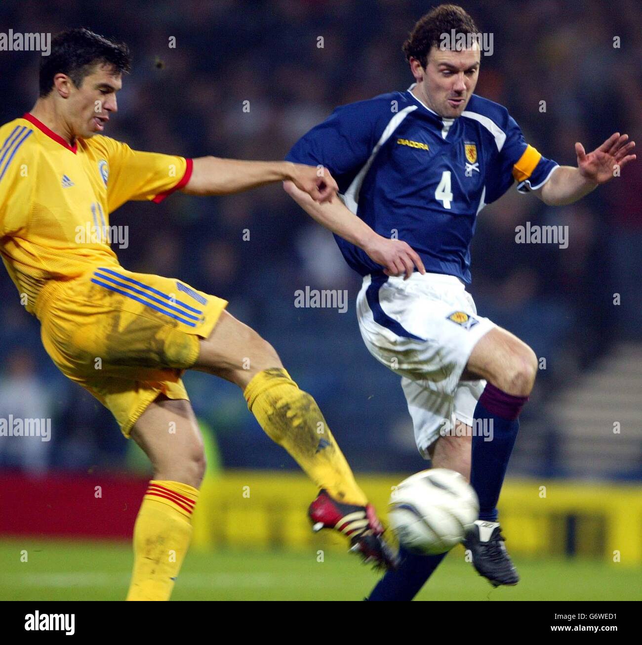 Scotland v Romania Stock Photo - Alamy