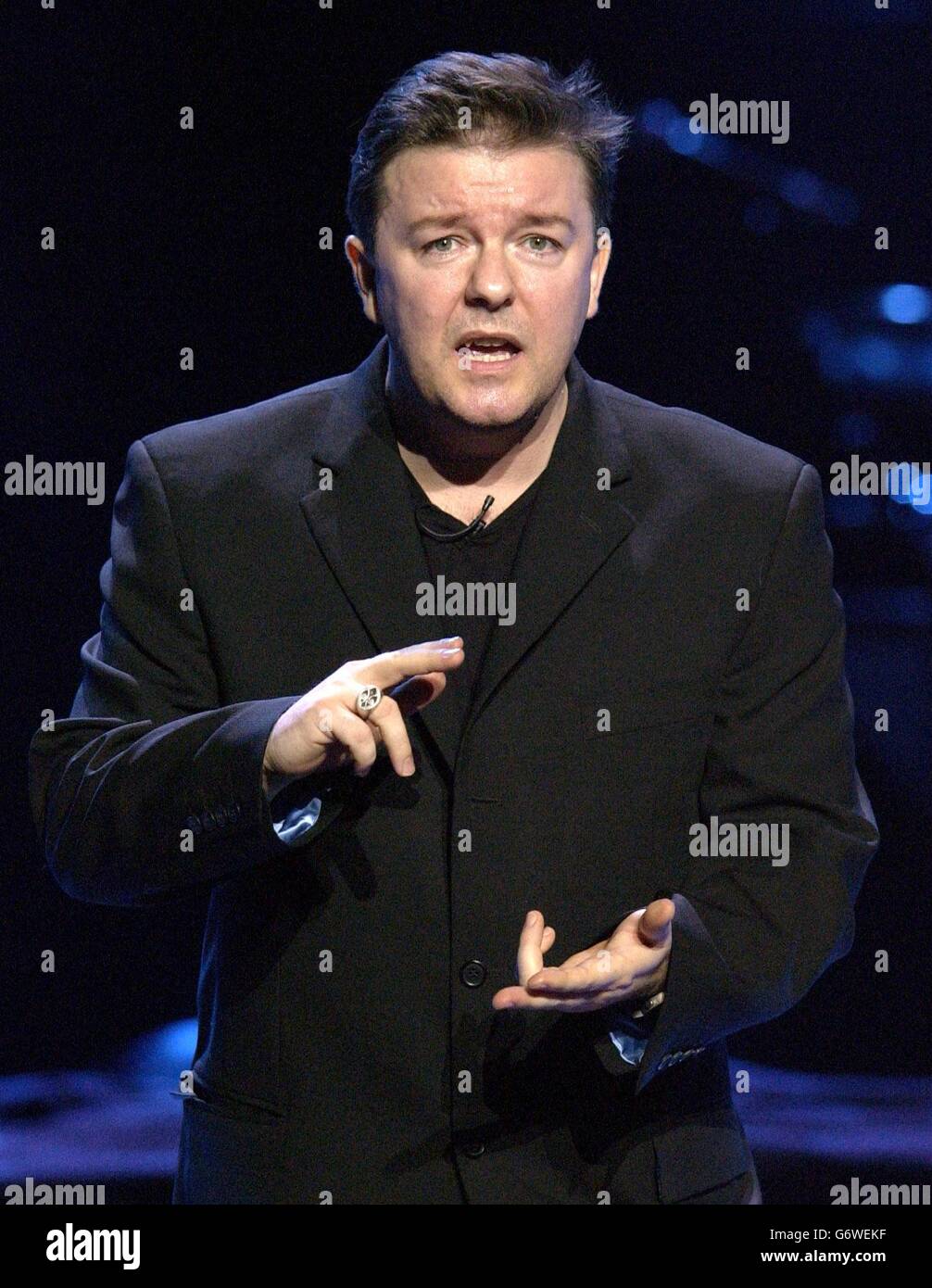 Ricky Gervais Cream of British Comedy Stock Photo - Alamy