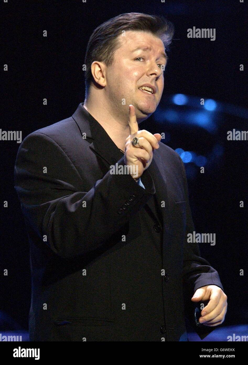 Ricky Gervais Cream of British Comedy Stock Photo - Alamy