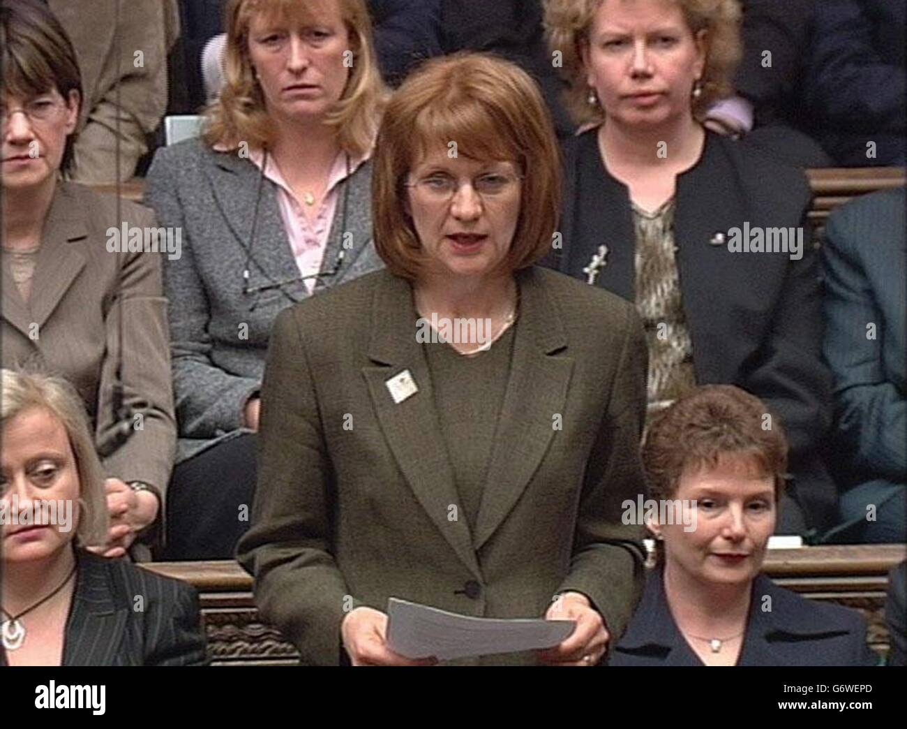 Beverley Hughes resignation Stock Photo - Alamy