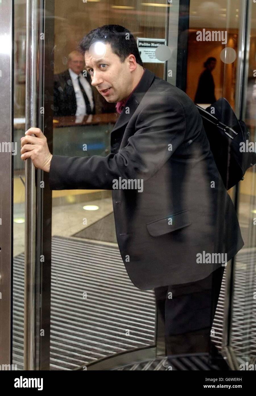Steve Moxon at Disciplinary Hearing Stock Photo - Alamy