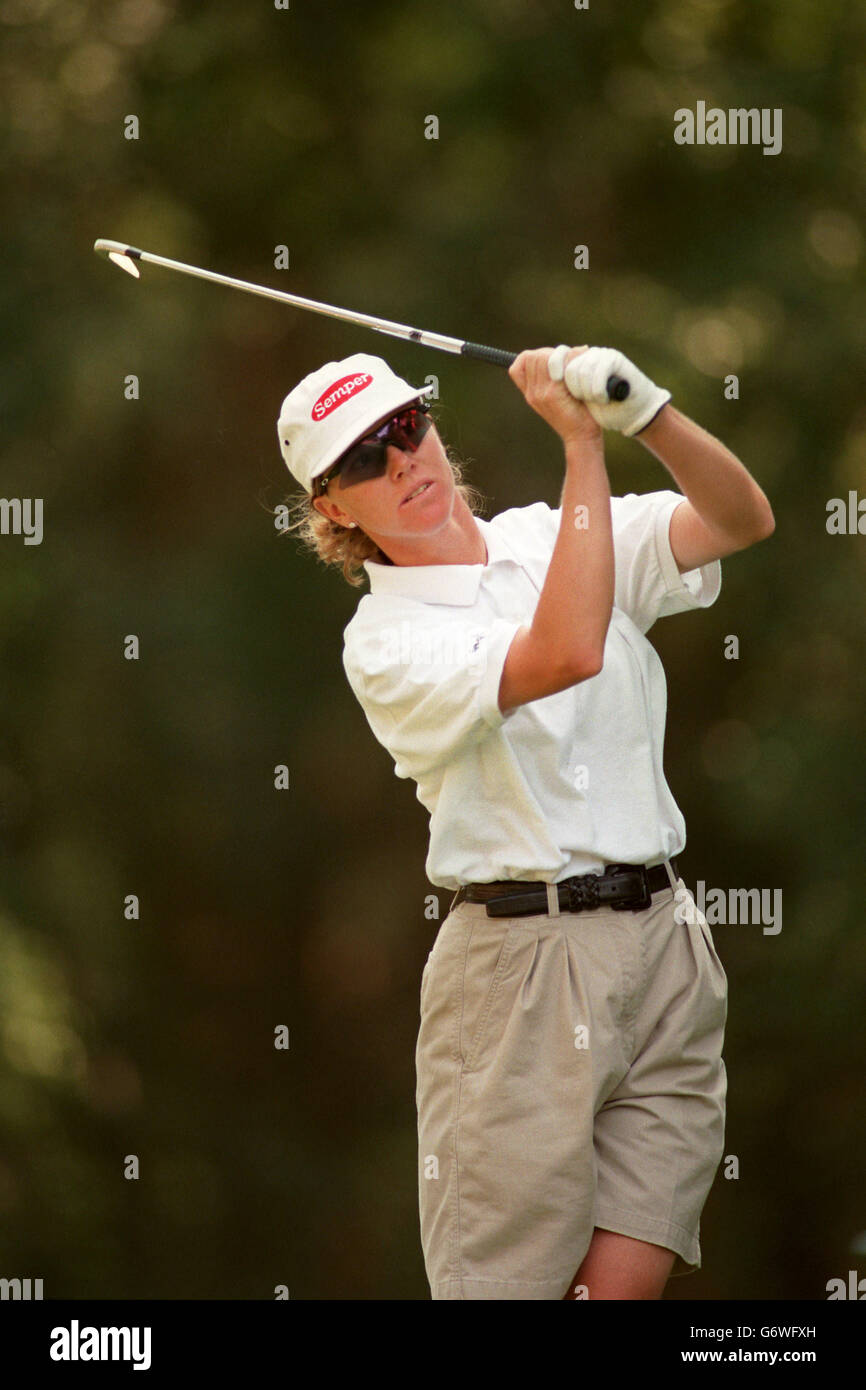 Womens Golf, British Masters, Woburn. Helen Alfredsson, Sweden Stock ...