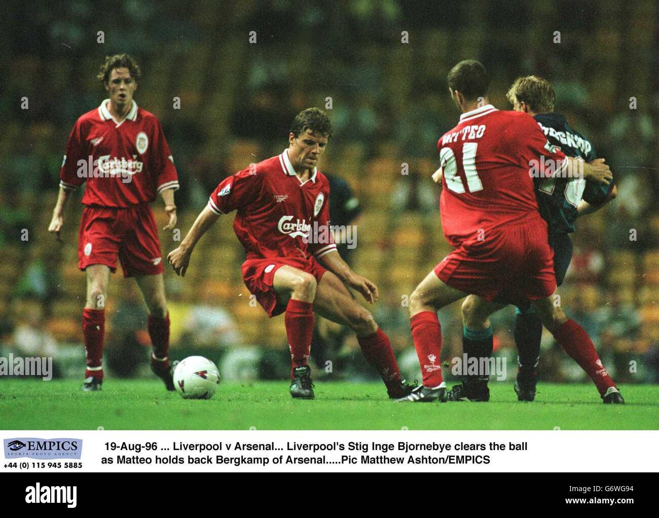 Premiership Soccer - Liverpool v Arsenal Stock Photo - Alamy