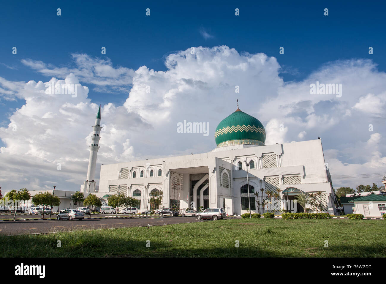 Tawau, Sabah, Malaysia. JUNE 08, 2016: Al-Kauthar Mosque or Tawau Grand ...
