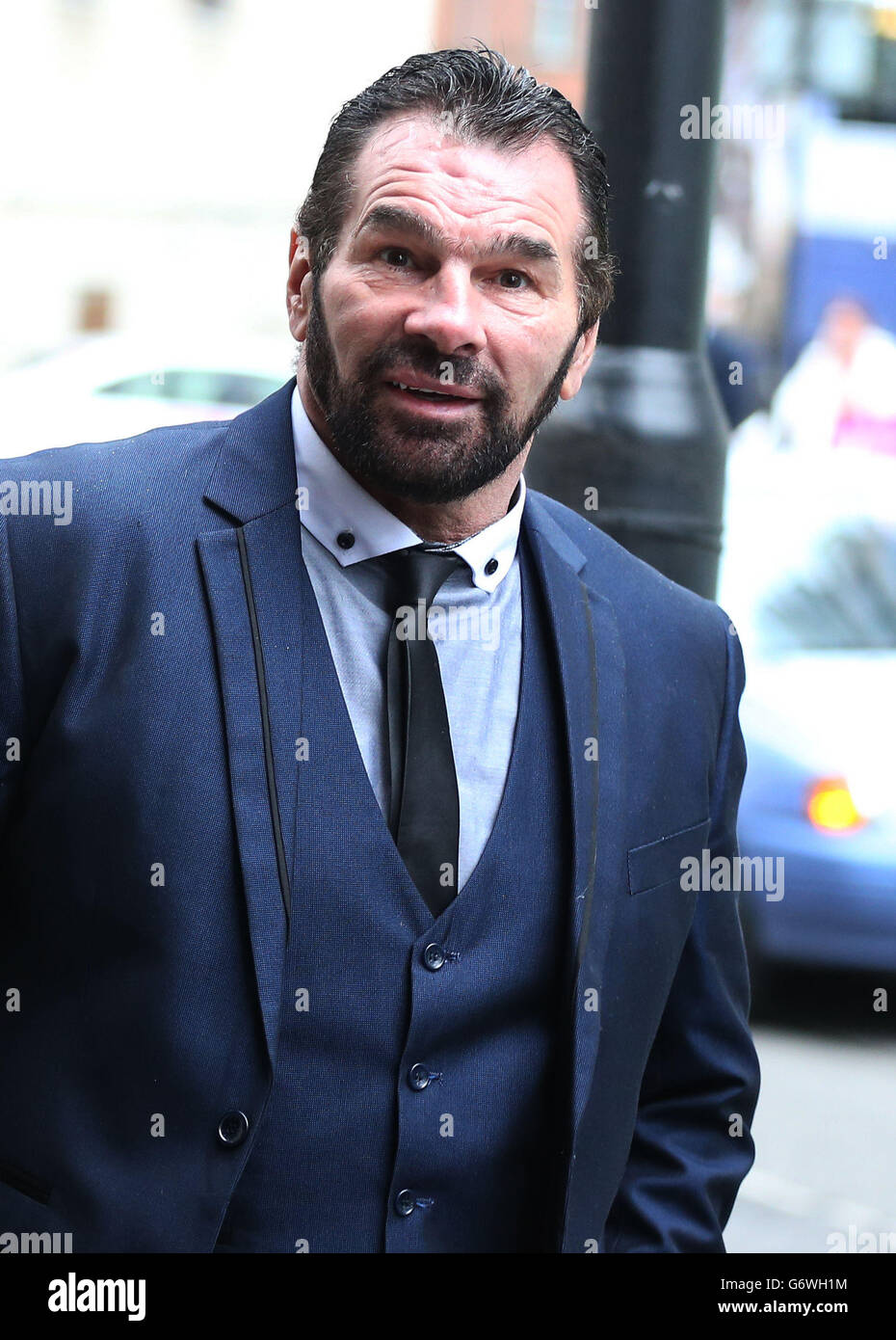 My Big Fat Gypsy Wedding Star Paddy Doherty Arriving At Manchester