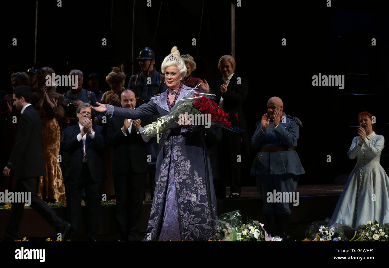 Dame Kiri te Kanawa celebrates her 70th birthday on stage, following a ...