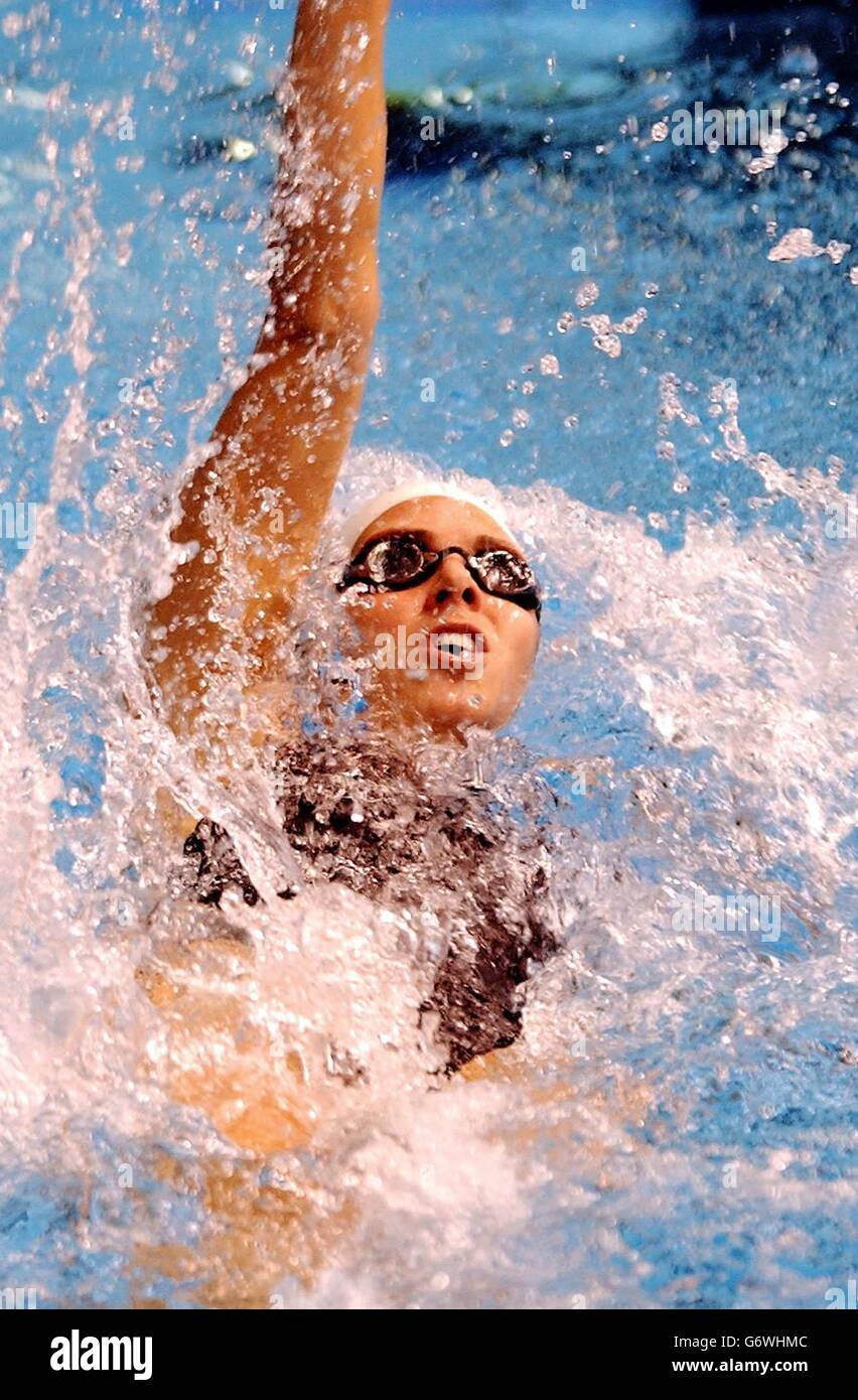 Katy Sexton In The Women 200m Backstroke Semi Finals During The British