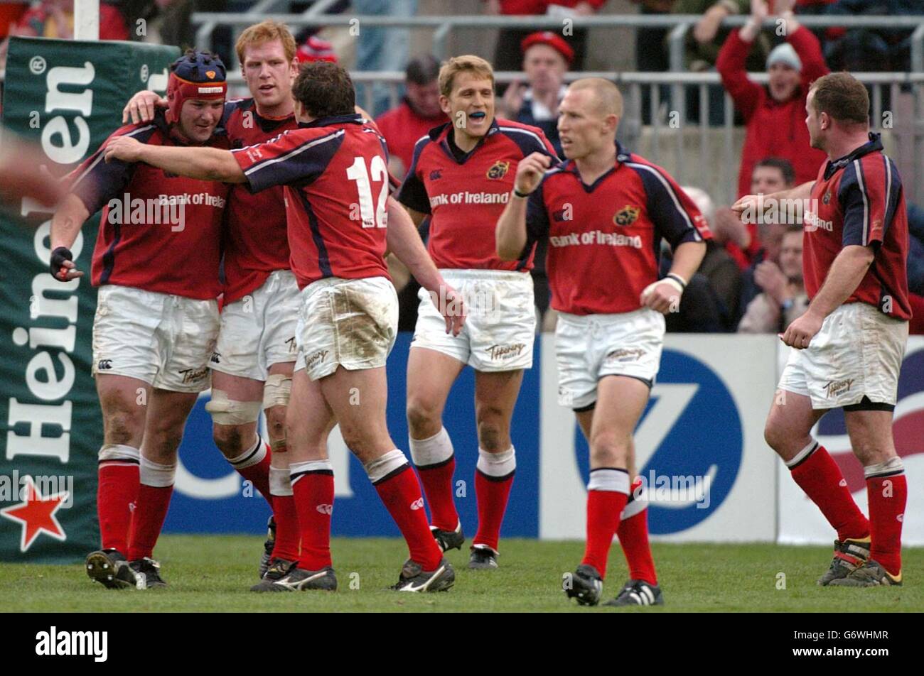 Heineken Cup match quarter final Stock Photo - Alamy