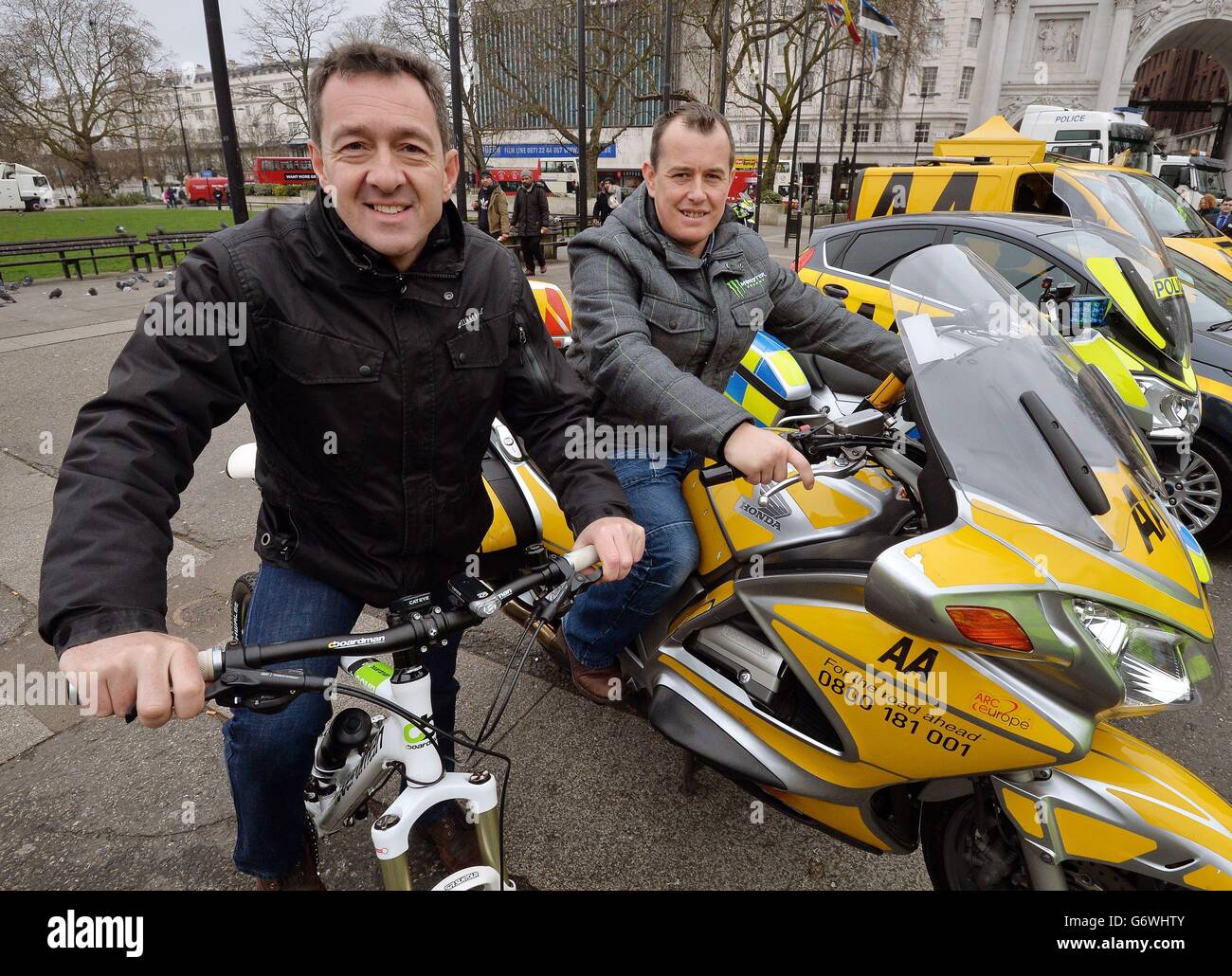 Think Bikes awareness campaign launch Stock Photo - Alamy