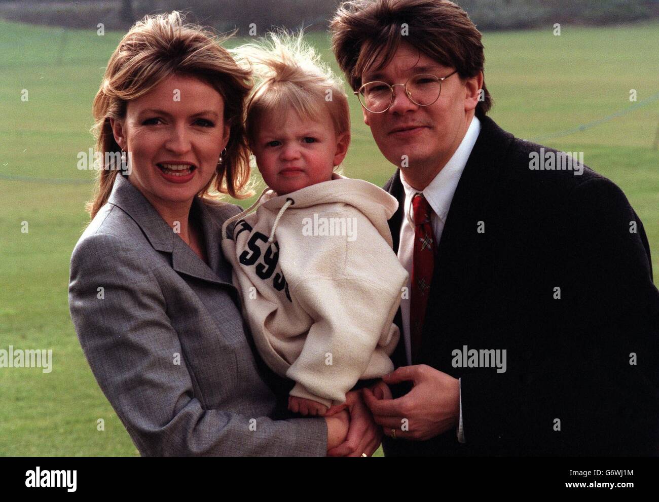 Caron Keating and family Stock Photo - Alamy